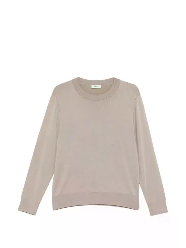 Sandro Crew-neck Long-sleeve Sweater - Brown