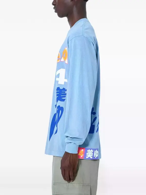 B.EAUTIFUL Graphic-print Long-sleeve T-shirt