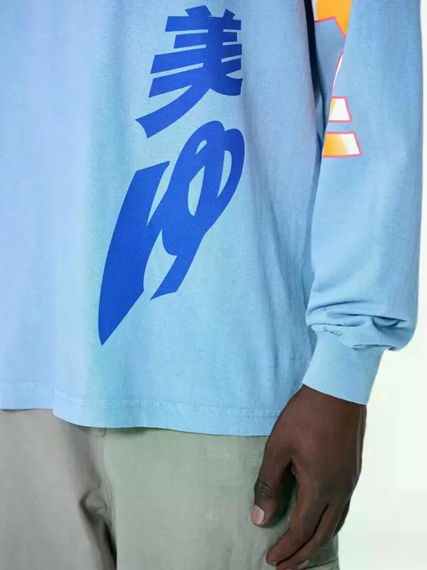 B.EAUTIFUL Graphic-print Long-sleeve T-shirt