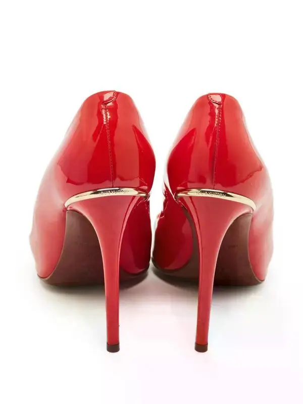 LOUIS VUITTON Eyeline Pointed-toe Stiletto Pumps - Red