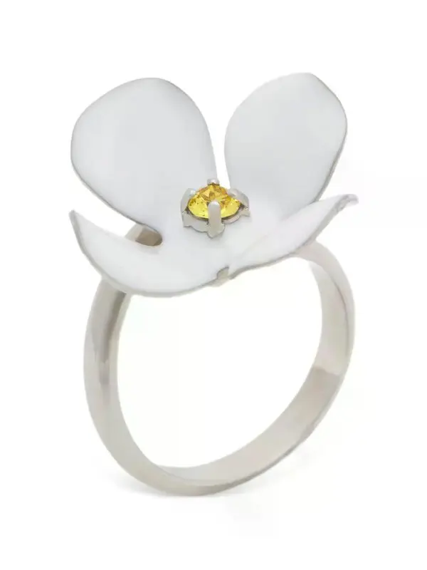 Marni Enamel Daisy Ring