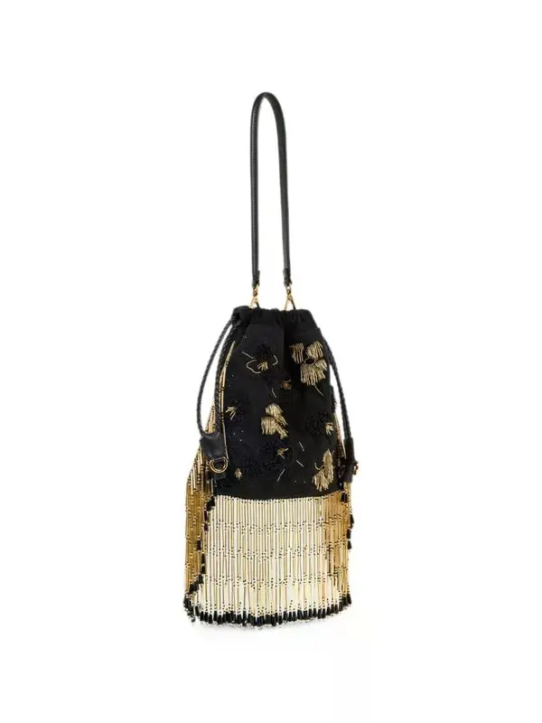 Etro Small Suede Kalispera Bag With Embroidery And Beads