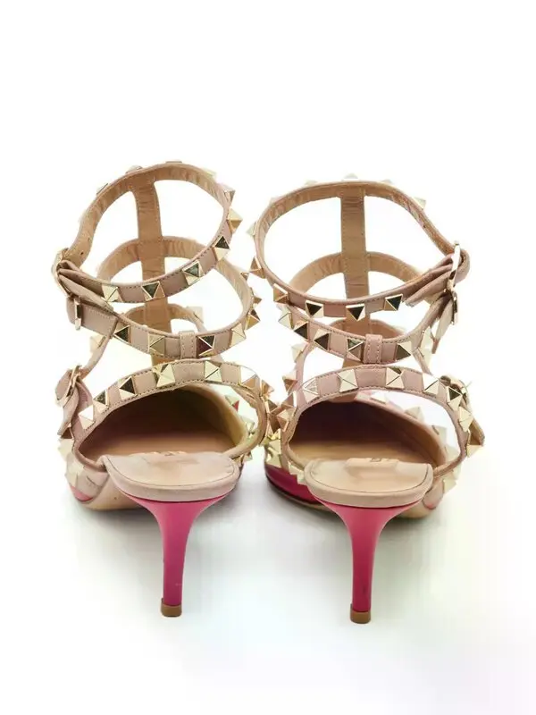 Valentino Garavani Rockstud Caged Pumps - Neutrals