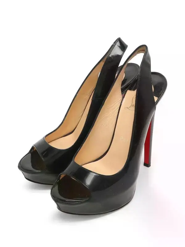 CHRISTIAN LOUBOUTIN Lady Peep Platform Sandals