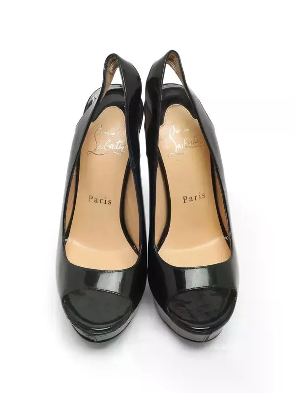 CHRISTIAN LOUBOUTIN Lady Peep Platform Sandals