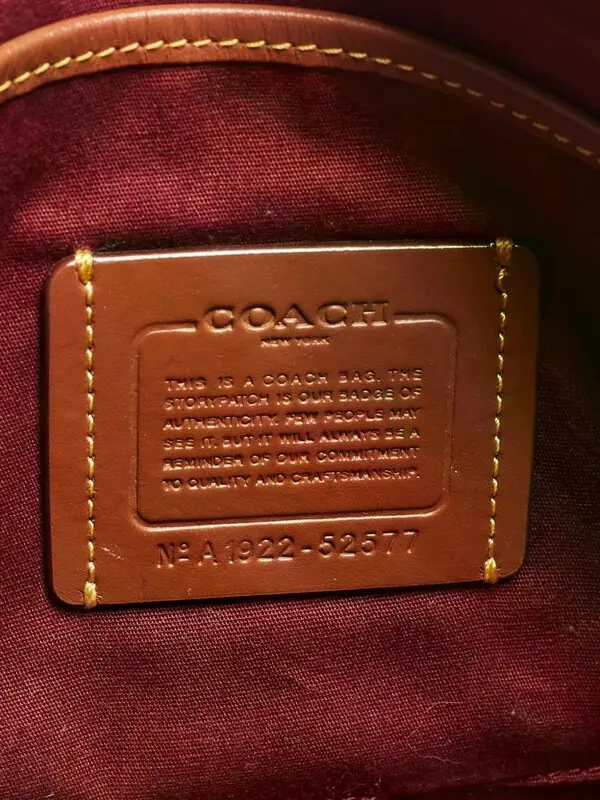 COACH VINTAGE Sutton Signature Monogram Crossbody Bag