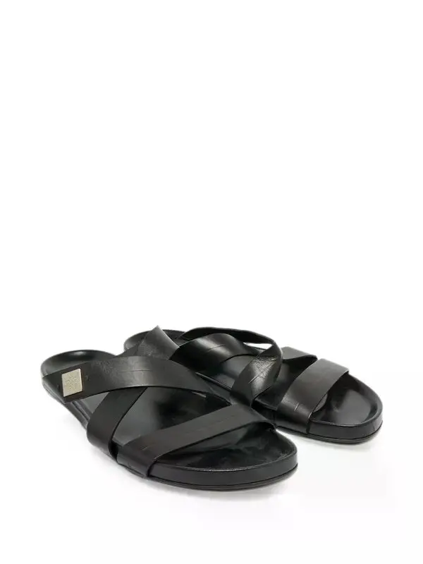 LOUIS VUITTON Criss-cross Strap Slide Sandals