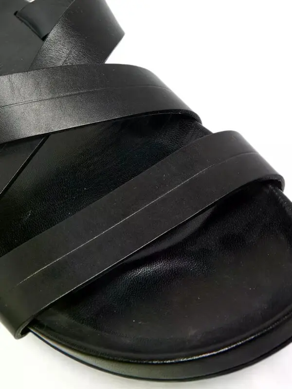 LOUIS VUITTON Criss-cross Strap Slide Sandals
