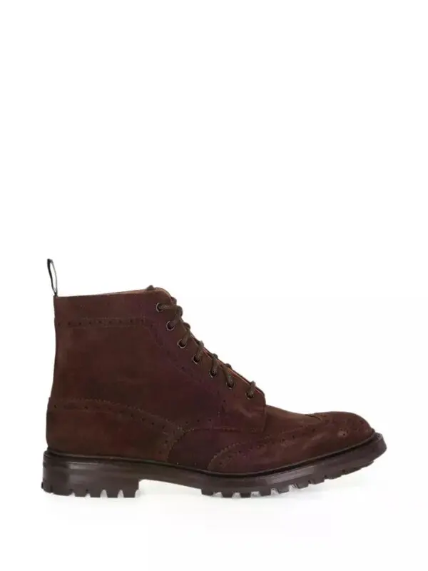 Todd Snyder Brogue Detail Lace-up Desert Boots - Brown