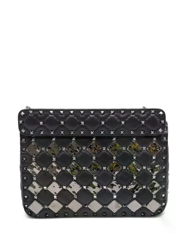 Valentino Garavani Rockstud Spike.it Shoulder Bag - Black