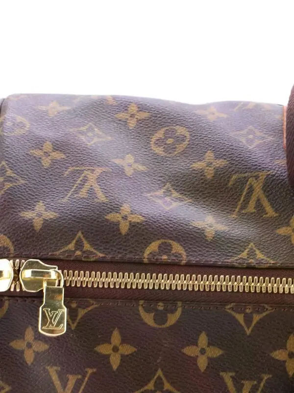 LOUIS VUITTON Beaubourg Sporty Duffle Bag Monogram Canvas Travel Bag - Brown