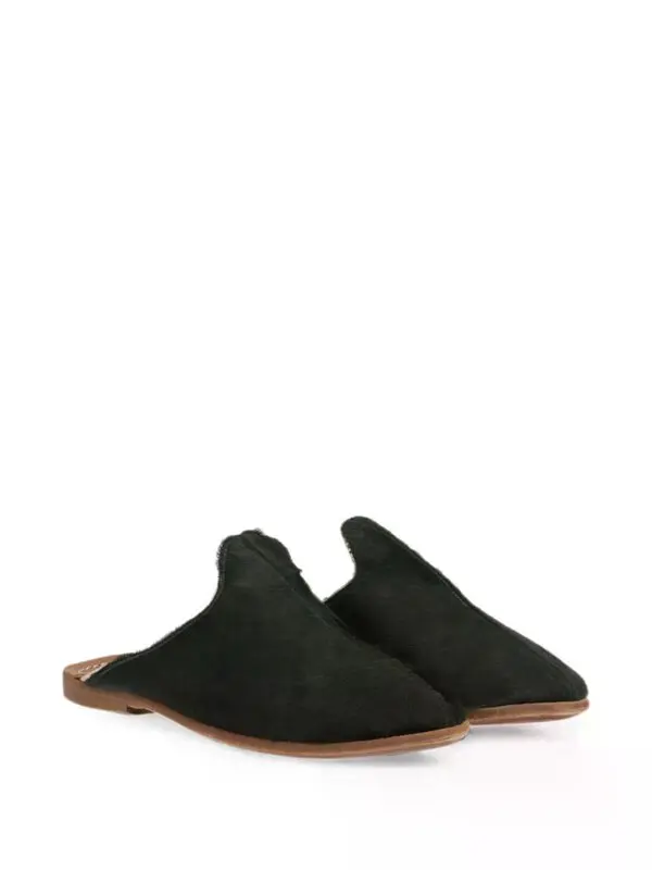 Todd Snyder Leather Open-back Mules