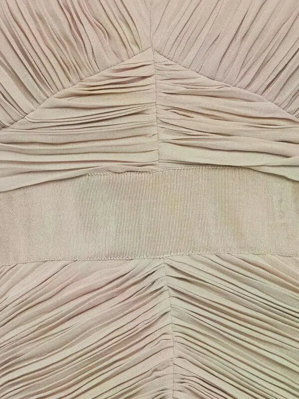 Burberry Plissé Pleated Mini Dress