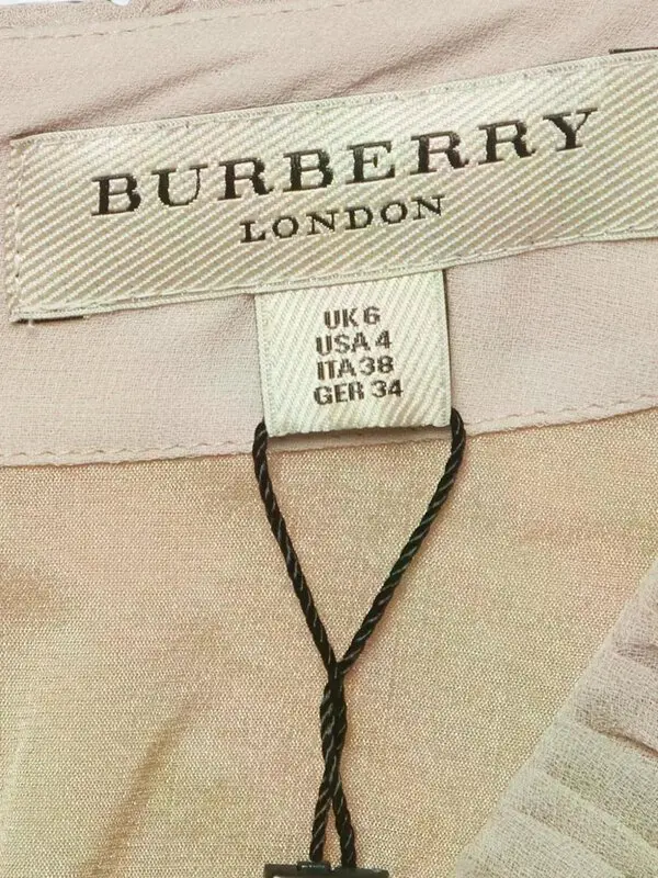 Burberry Plissé Pleated Mini Dress
