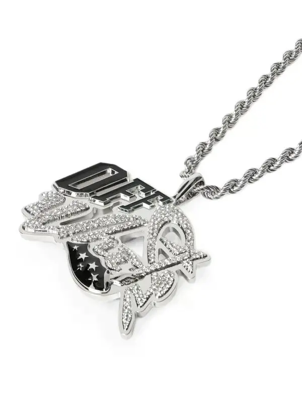 Off-White Wizard Strass-embellished Necklace