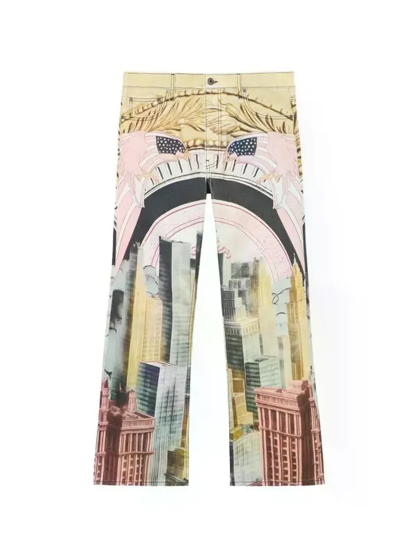 Off-White Moneyworld Graphic Slim-fit Jeans