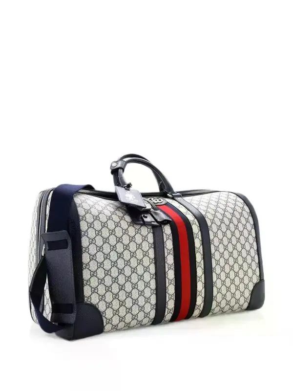 Gucci Savoy Web Convertible Duffle Bag