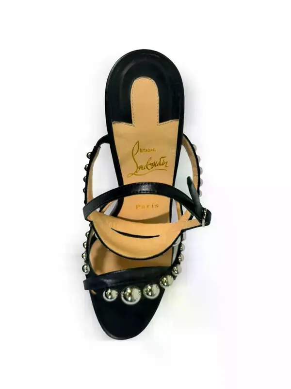 CHRISTIAN LOUBOUTIN Galeria Studded Sandal Heels