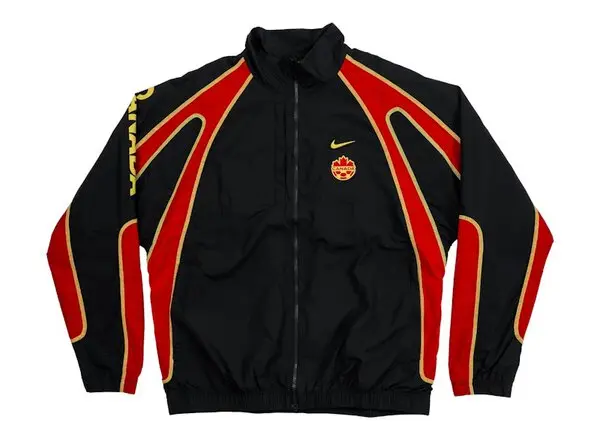 Nike X Nocta Canada X2 World Cup 2026 Soccer Ocan Northstar Nylon Track Jacket - Black