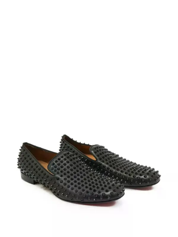CHRISTIAN LOUBOUTIN Dandelion Spikes Leather Loafers