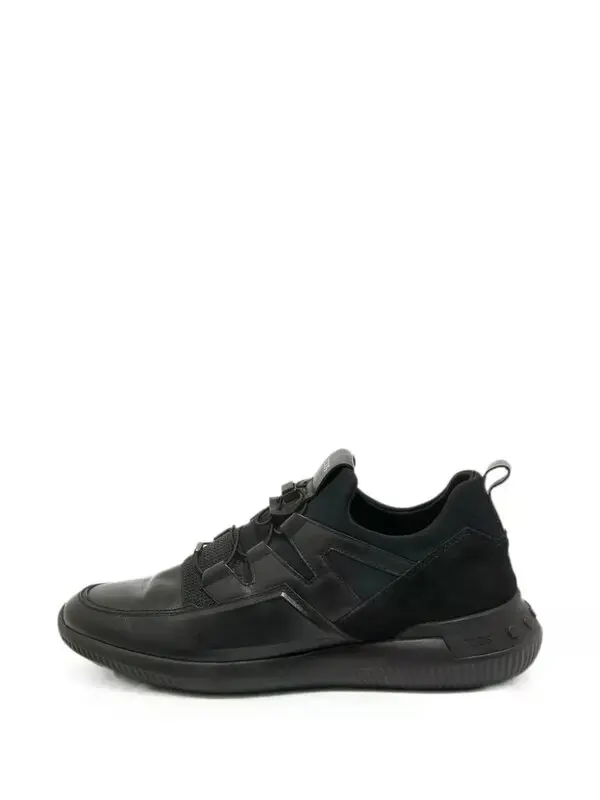 TOD'S Leather And Suede Sneakers - Black