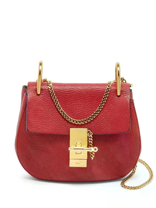 Chloé Drew Shoulder Bag - Red