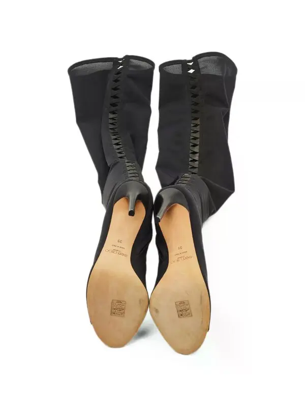 JIMMY CHOO Over-the-knee Mesh Boots