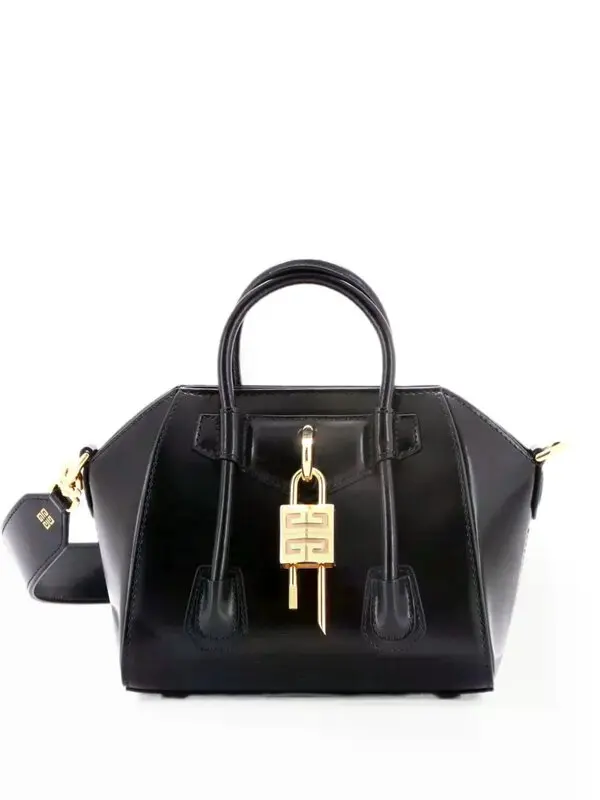 Givenchy Antigona Lock Leather Mini Crossbody Bag