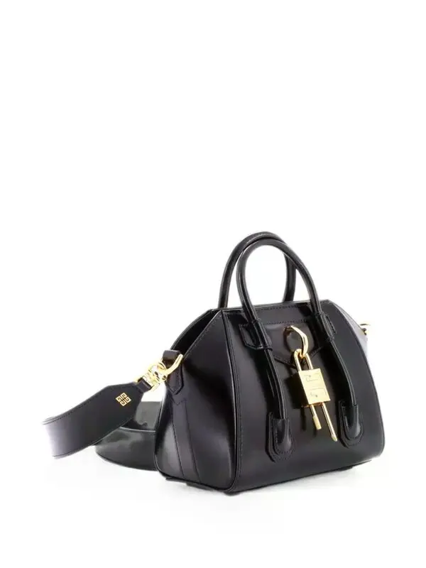 Givenchy Antigona Lock Leather Mini Crossbody Bag