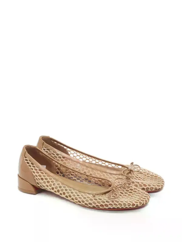 CHRISTIAN LOUBOUTIN Sweetie Mesh Ballet Flats