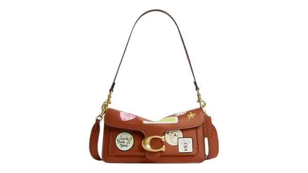 COACH X Brain Dead Soft Tabby Shoulder Bag 26 With Patches