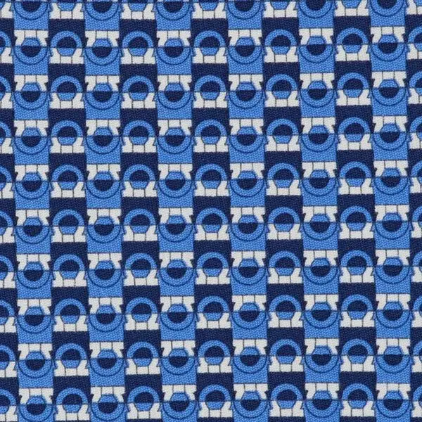 FERRAGAMO Gancini Print Silk Neck Tie