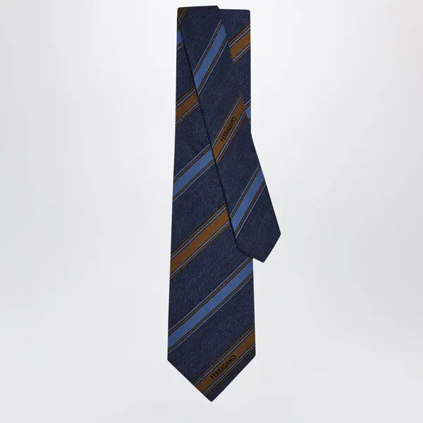 FERRAGAMO Regimental Jacquard Tie