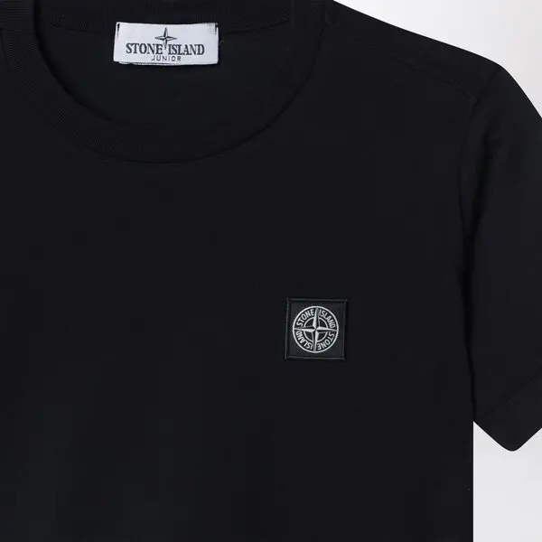 Stone Island T-shirt With Compass Logo Patch