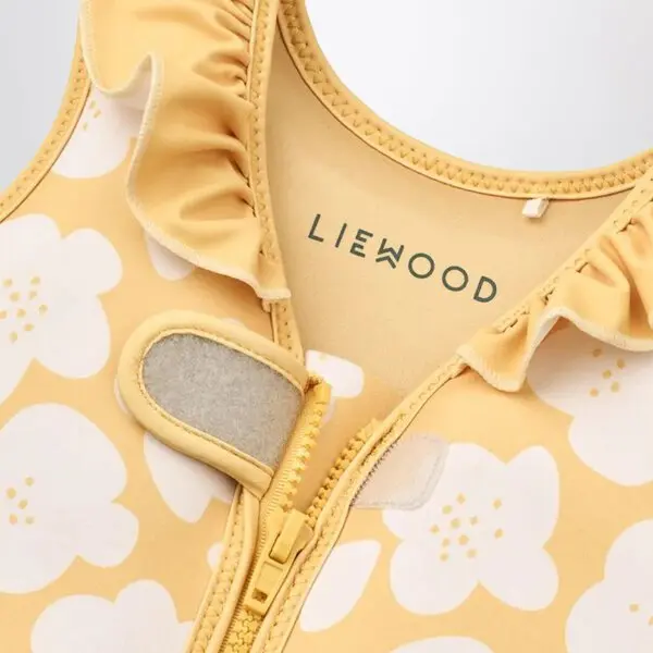 LIEWOOD Ruffle Trim Floral Print Swim Vest