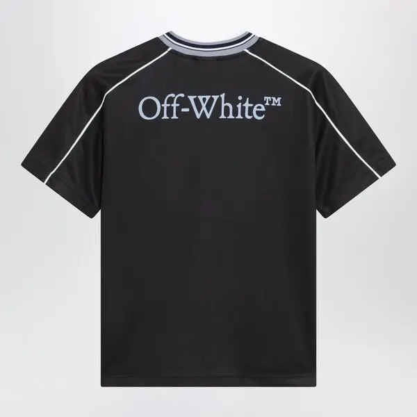 OFF-WHITE™ Technical Fabric Football Jersey With Logo Patch