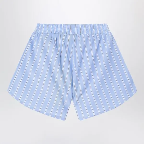 OFF-WHITE™ Light Striped Cotton Shorts