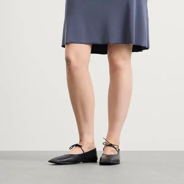 ALOHAS Sway Leather Ballet Flats