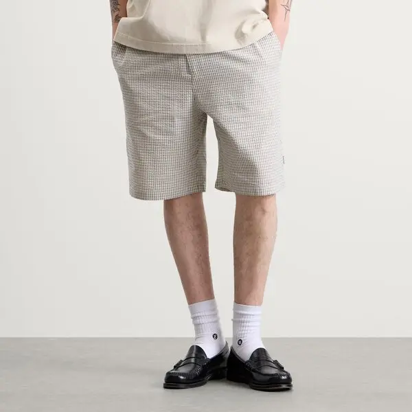 BOUND Gingham Cotton Shorts