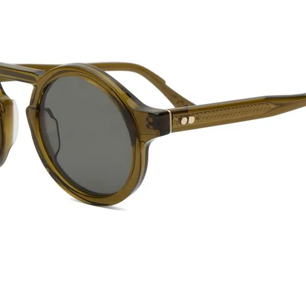 OSCAR DEEN Panda Round Frame Sunglasses