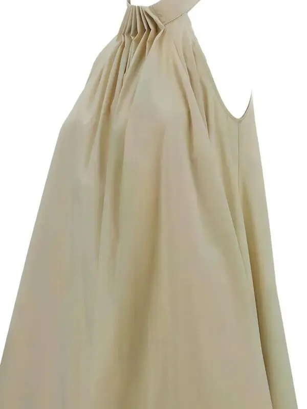 M.S.M. Draped Halter-neck Maxi Dress