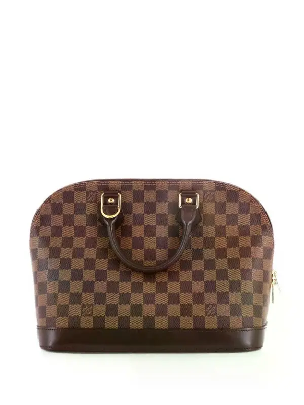LOUIS VUITTON Alma Handbag Damier Pm Satchel - Brown