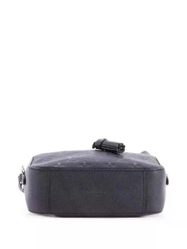 LOUIS VUITTON Monogram Empreinte Saintonge Handbag - Black