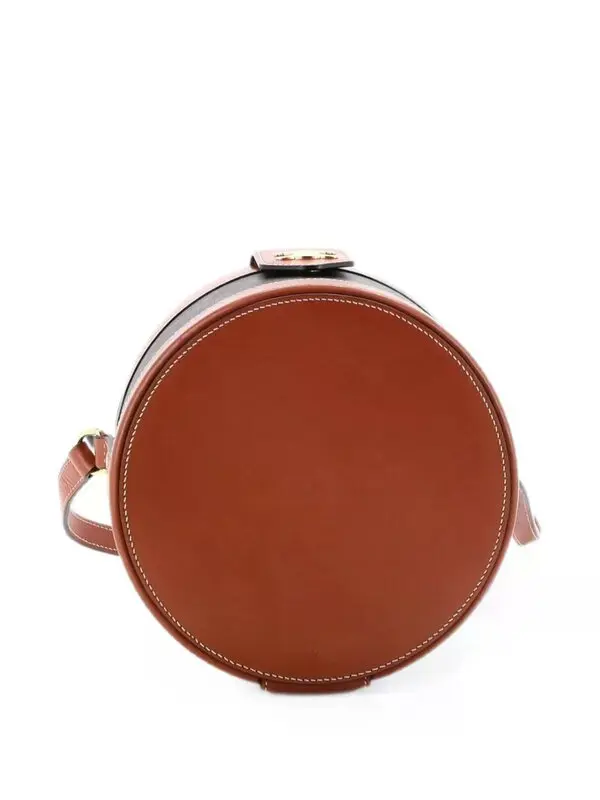 Celine Tambour Bag Triomphe Coated Canvas Medium Crossbody Bag
