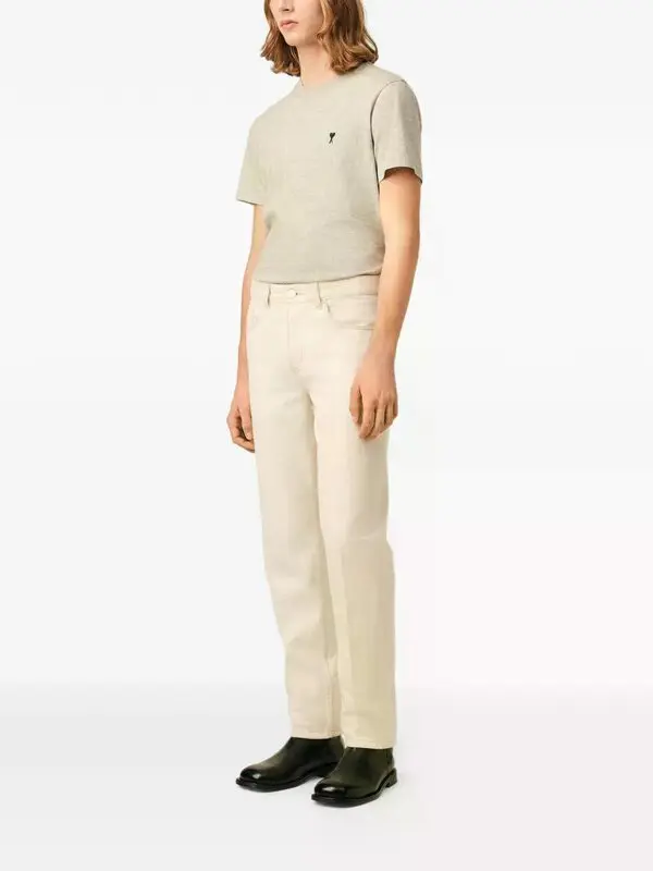 AMI Paris Cotton Straight Fit Jeans