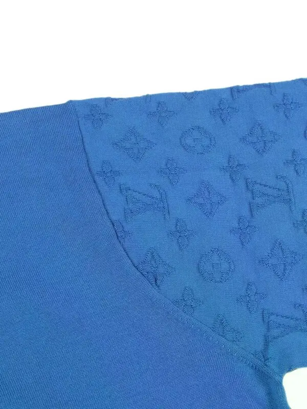 LOUIS VUITTON 2010s Monogram Knit T-shirt