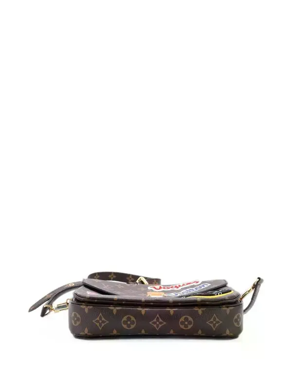 LOUIS VUITTON Pochette Metis Limited Edition Patches Monogram Canvas Crossbody Bag - Brown