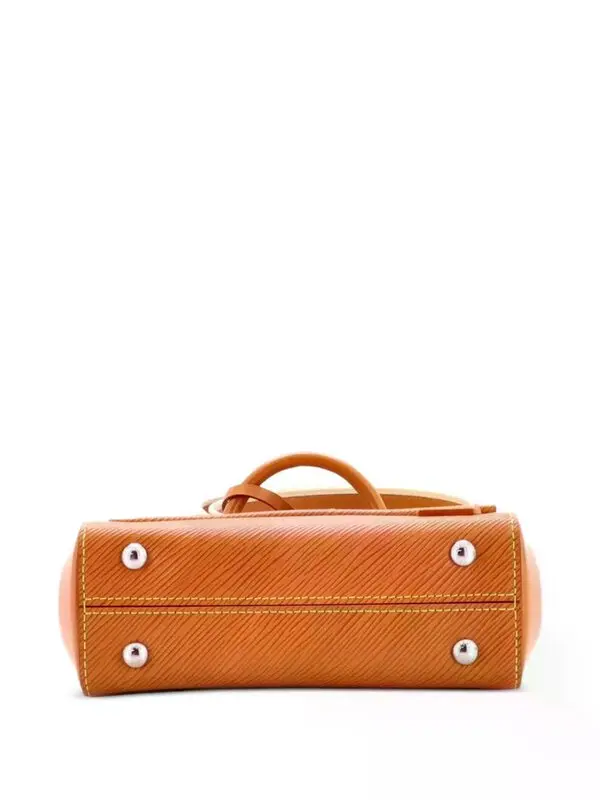 LOUIS VUITTON Cluny Top Handle Bag In Epi Leather - Brown