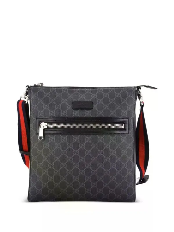 Gucci Gg Coated Canvas Messenger Bag