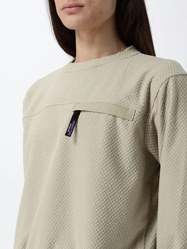 Patagonia Crewneck Jumper With Zip Pocket In Recycled Polyester
